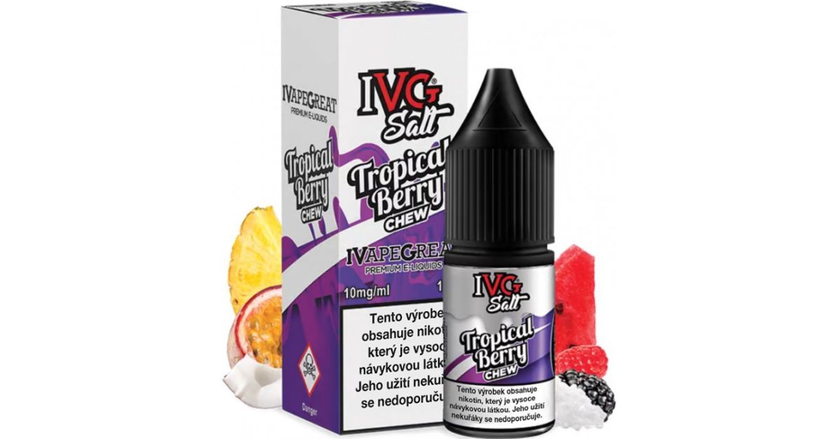 Liquid IVG SALT Tropical Berry 10ml 10mg