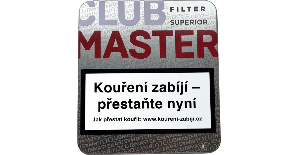 Clubmaster Superior Red Filter Silver 20ks