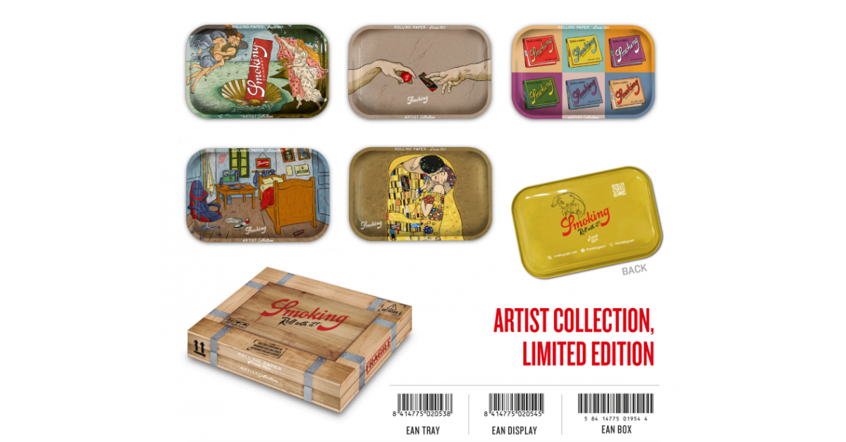 Smoking Pack 10 Rolling Tray Mix