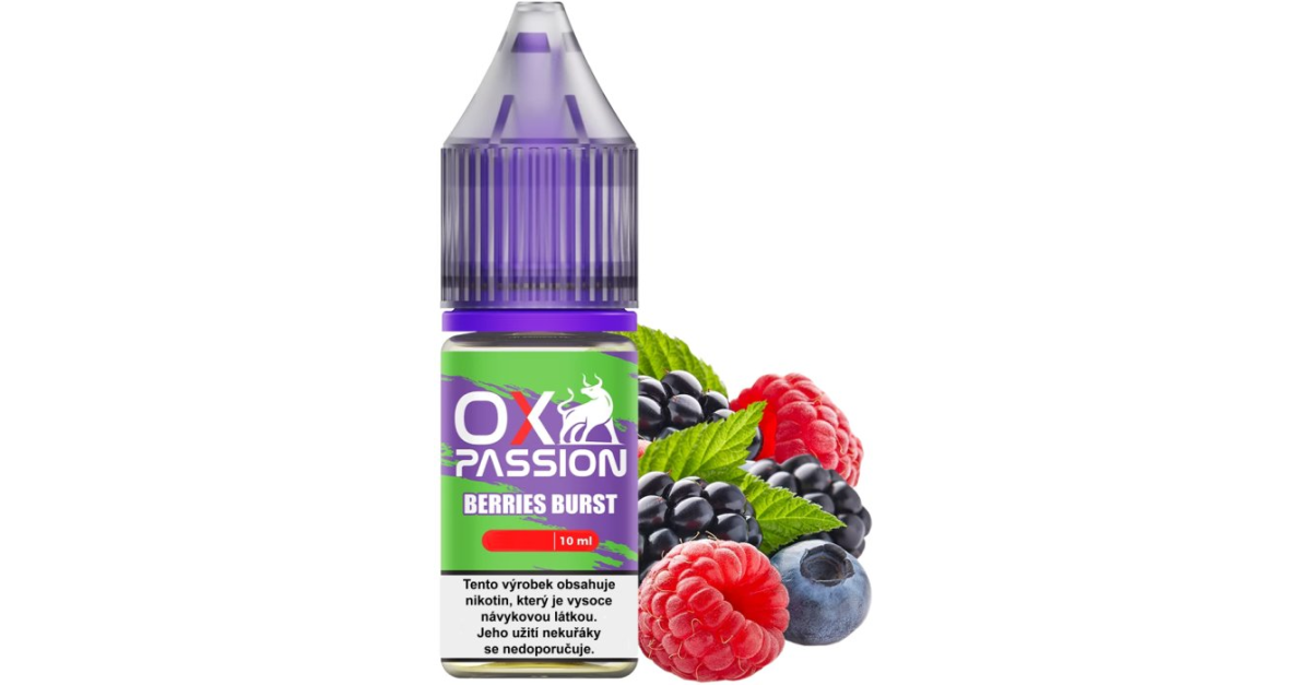 Liquid OXVA OX PASSION Salts Berries Burst 10ml 10mg